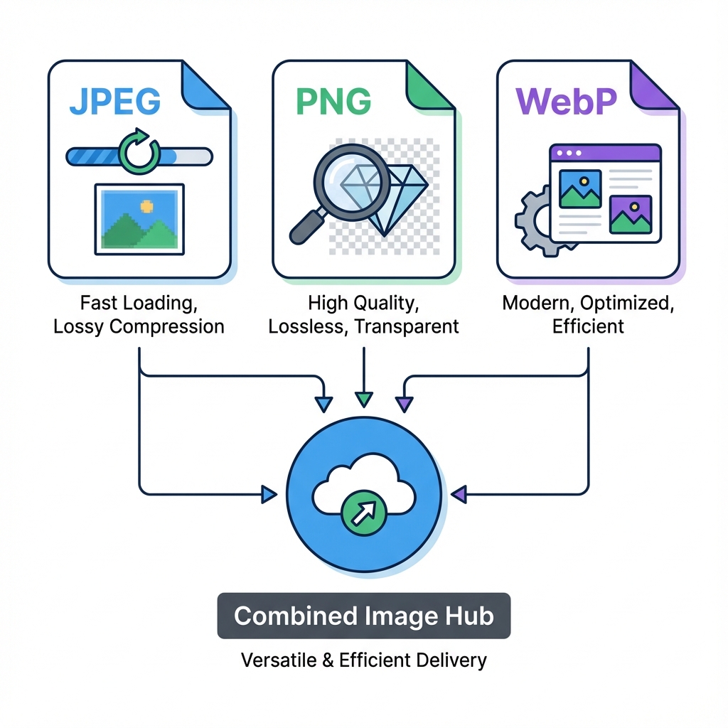 Image Formats Guide: JPEG vs PNG vs WebP for Combined Photos | Combine ...